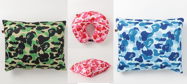 HKDOTBUY - 日本A BATHING APE ABC 2WAY NECK PILLOW