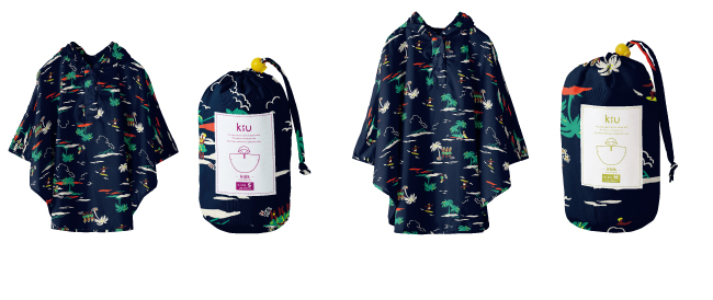 HKDOTBUY - 日本KiU kids rain poncho