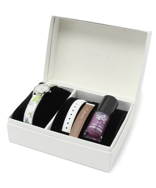 HKDOTBUY - agnes b. FEMME WATCH BOX SET，免費送貨！