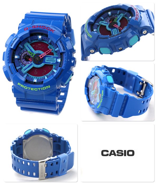 HKDOTBUY - CASIO G-SHOCK HYPER COLORS (Blue)，免費送貨！
